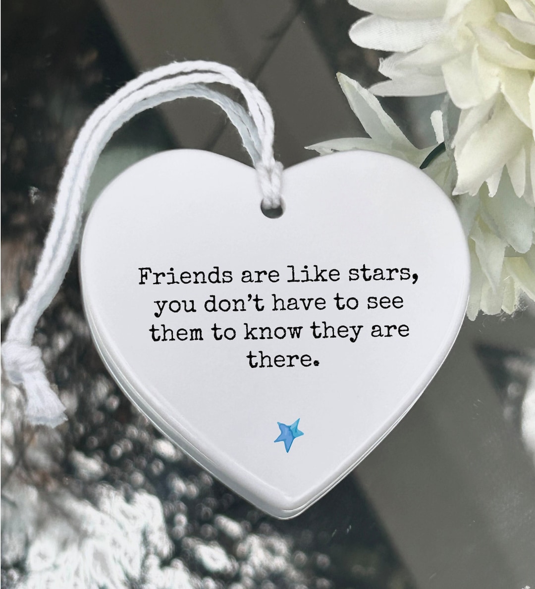 Friends Are Like Stars Quote, Friendship Quote, Friendship Gift ...