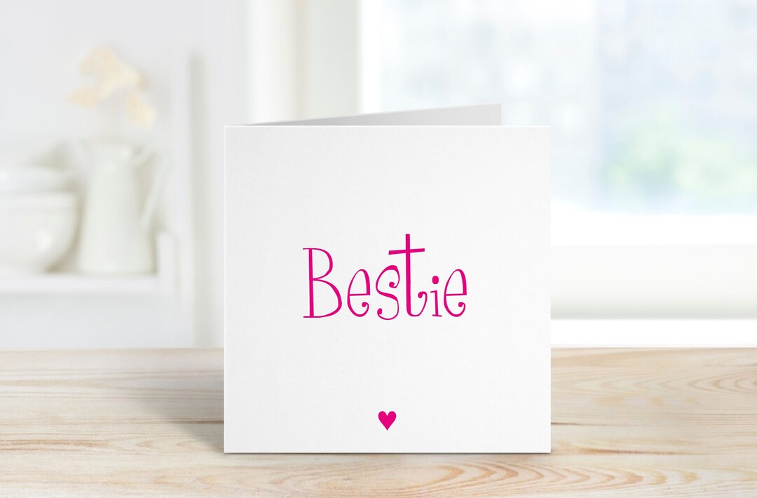 Bestie Birthday Card Bestie Card Best Friends BFF - Etsy UK