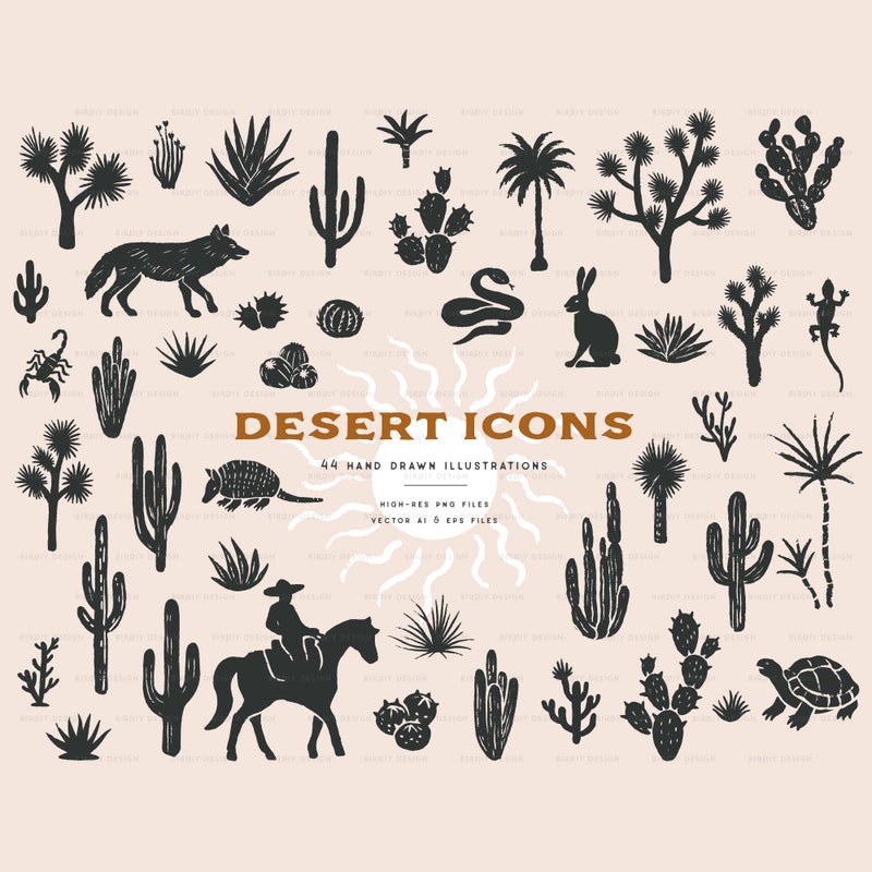 Cactus Vector Icon - Etsy