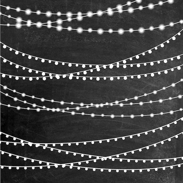 Fairy Lights Clipart - Etsy