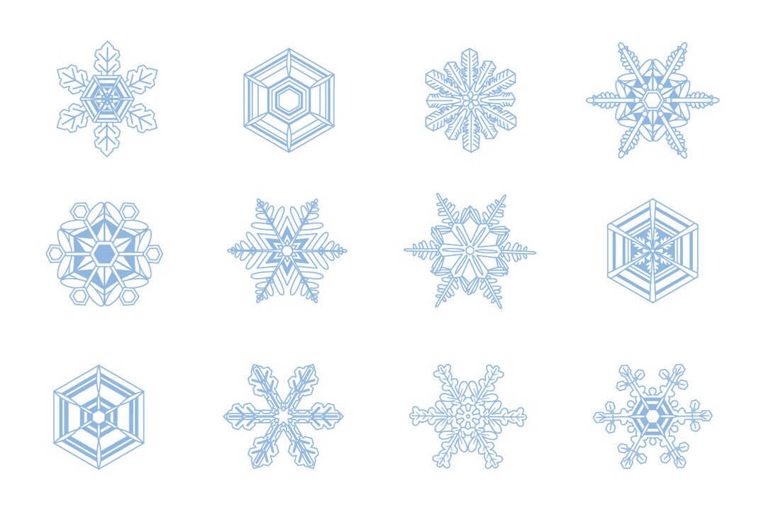 Christmas Clipart - Snowflake Clipart - Winter Clipart - Holiday ...