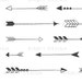 Rustic Arrow Clipart - Tribal Arrow Clipart - Rustic Wedding Clipart ...
