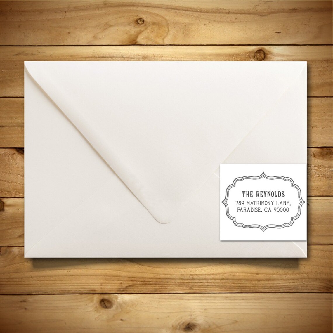 Printable Address Label Template for A7 Envelopes - Return Address ...