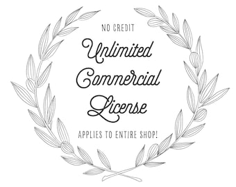 Extended Commercial License for Commercial Use Clipart, for Small ...