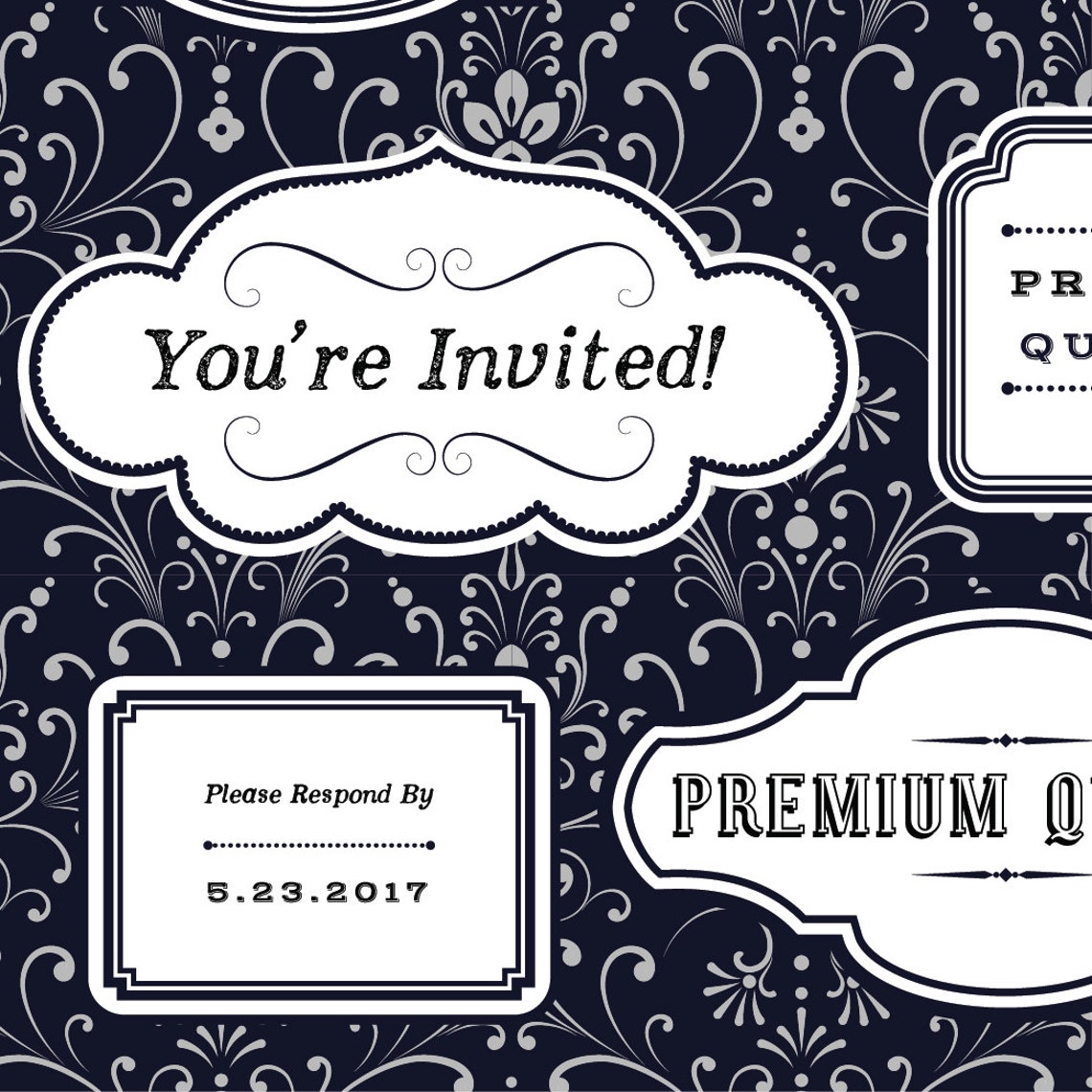 Vintage Frames Clipart Bundle Rustic Boho Clipart Wedding | Etsy