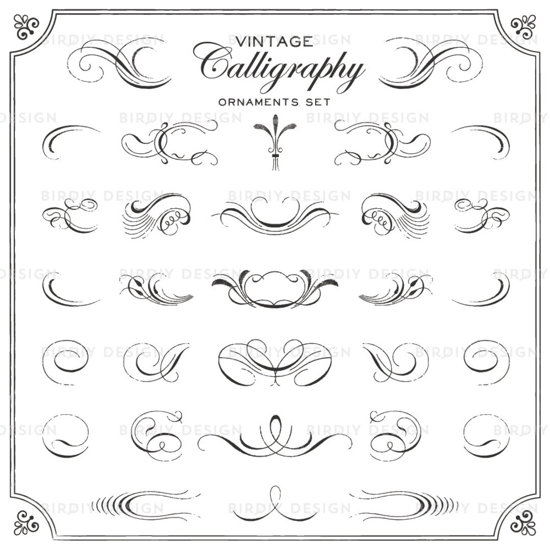 Rustic Clipart Bundle - Flourish Clipart - Rustic Clipart - Boho ...