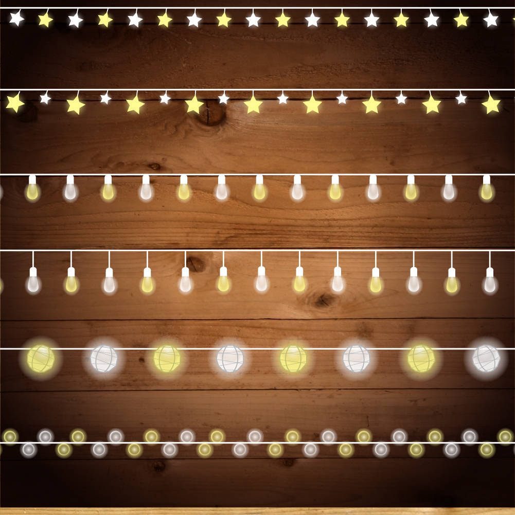 String Lights Clipart Christmas Lights Fairy Lights | Etsy