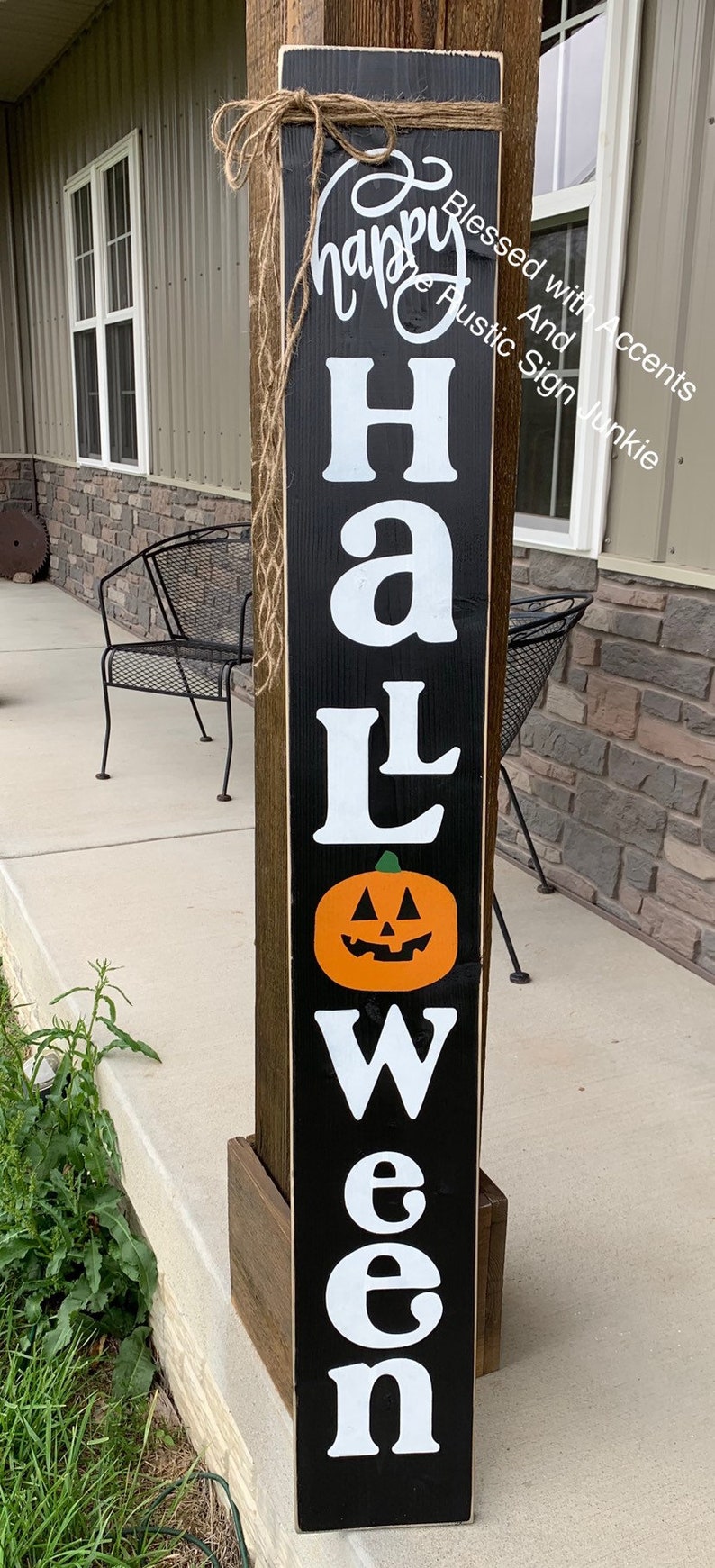 Large Welcome Signs Happy Halloween Sign Halloween - Etsy