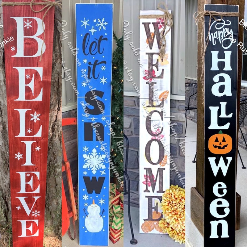 Reversible Porch Sign - Etsy