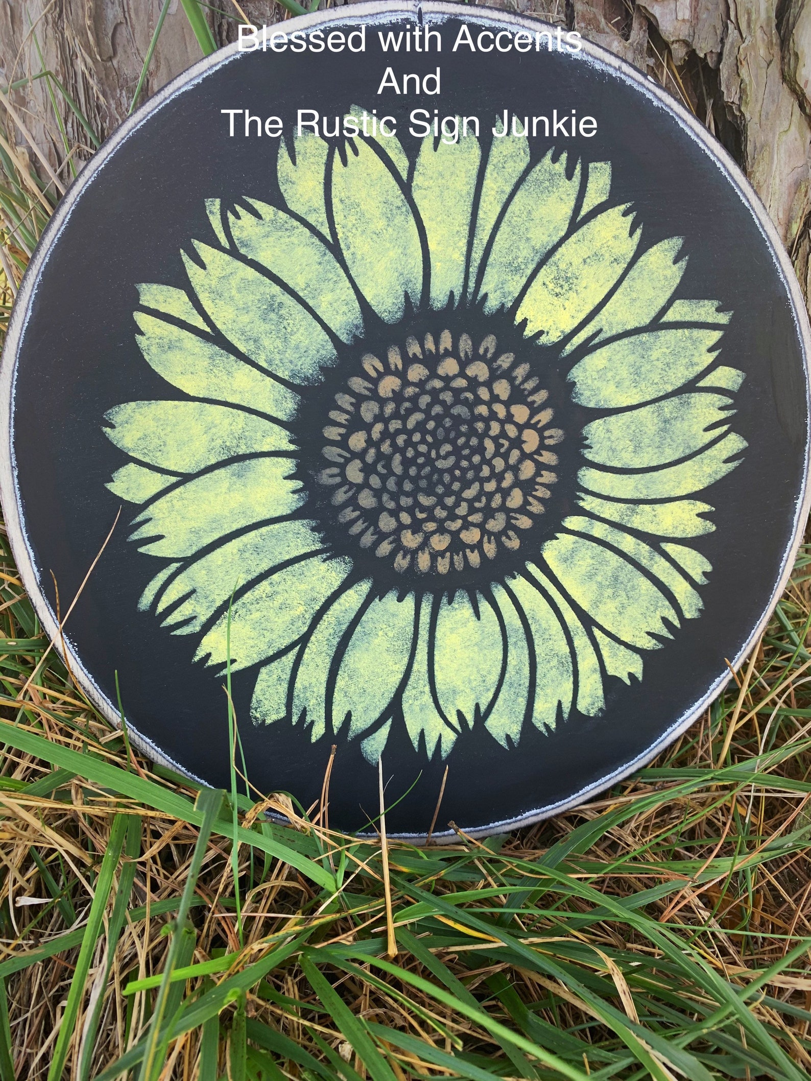 Sunflower Decor Sunflower Wood Sign Sunflower Door Hanger | Etsy