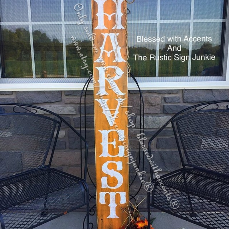 Harvest Signs - Etsy