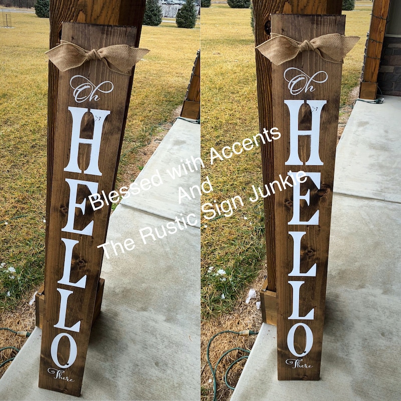 Oh Hello Sign - Etsy