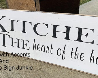 Rustic Kitchen Sign | Etsy
