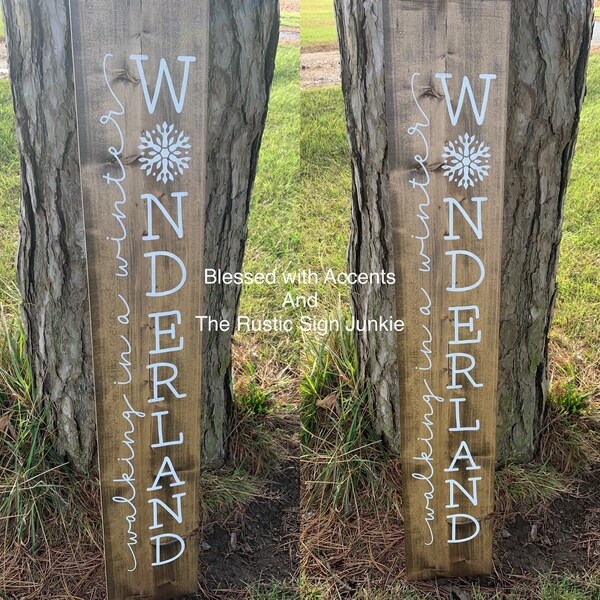 Winter Porch Signs - Etsy