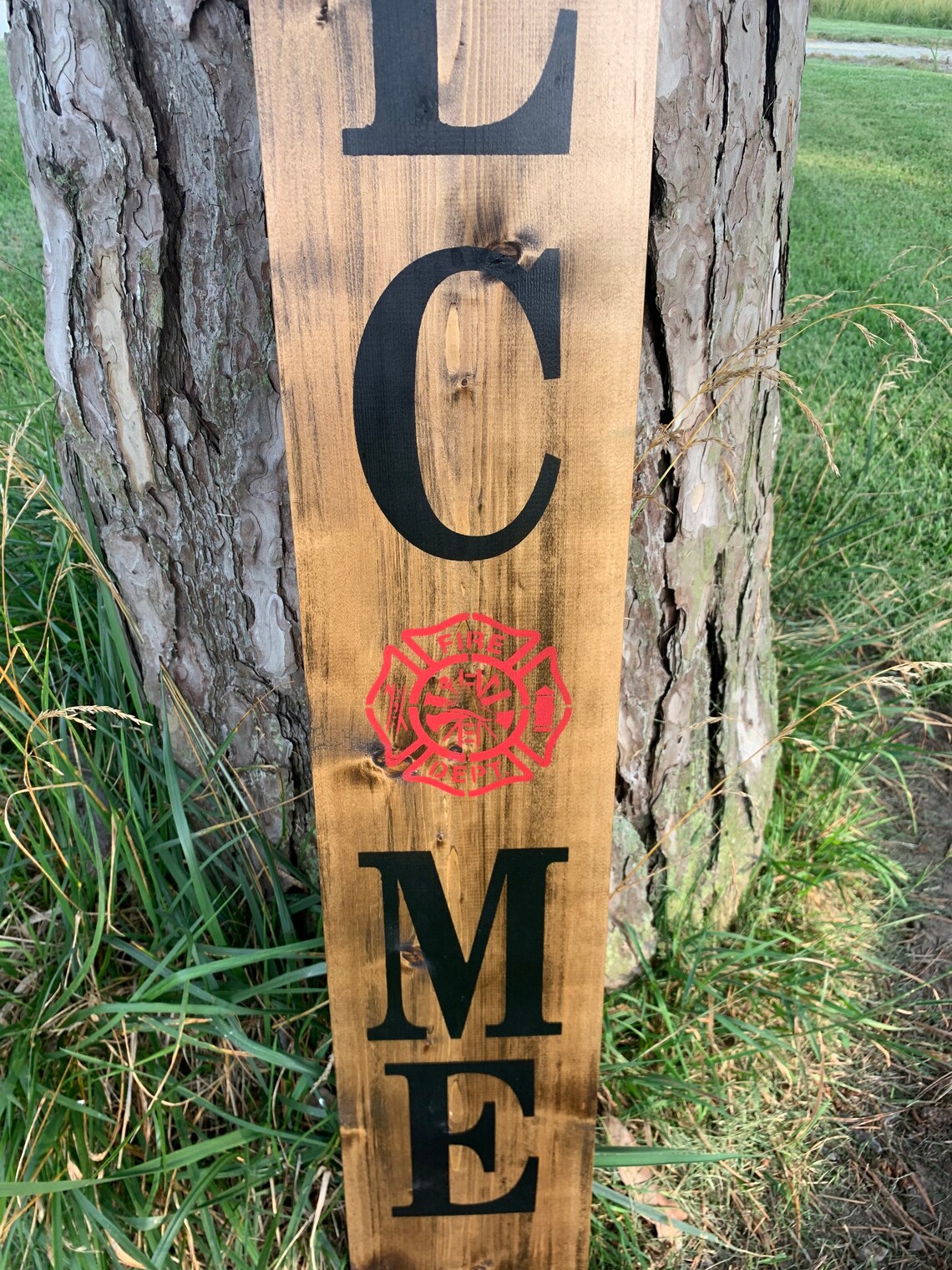 Large Welcome Signs Firefighter Sign Fire Department Sign | Etsy