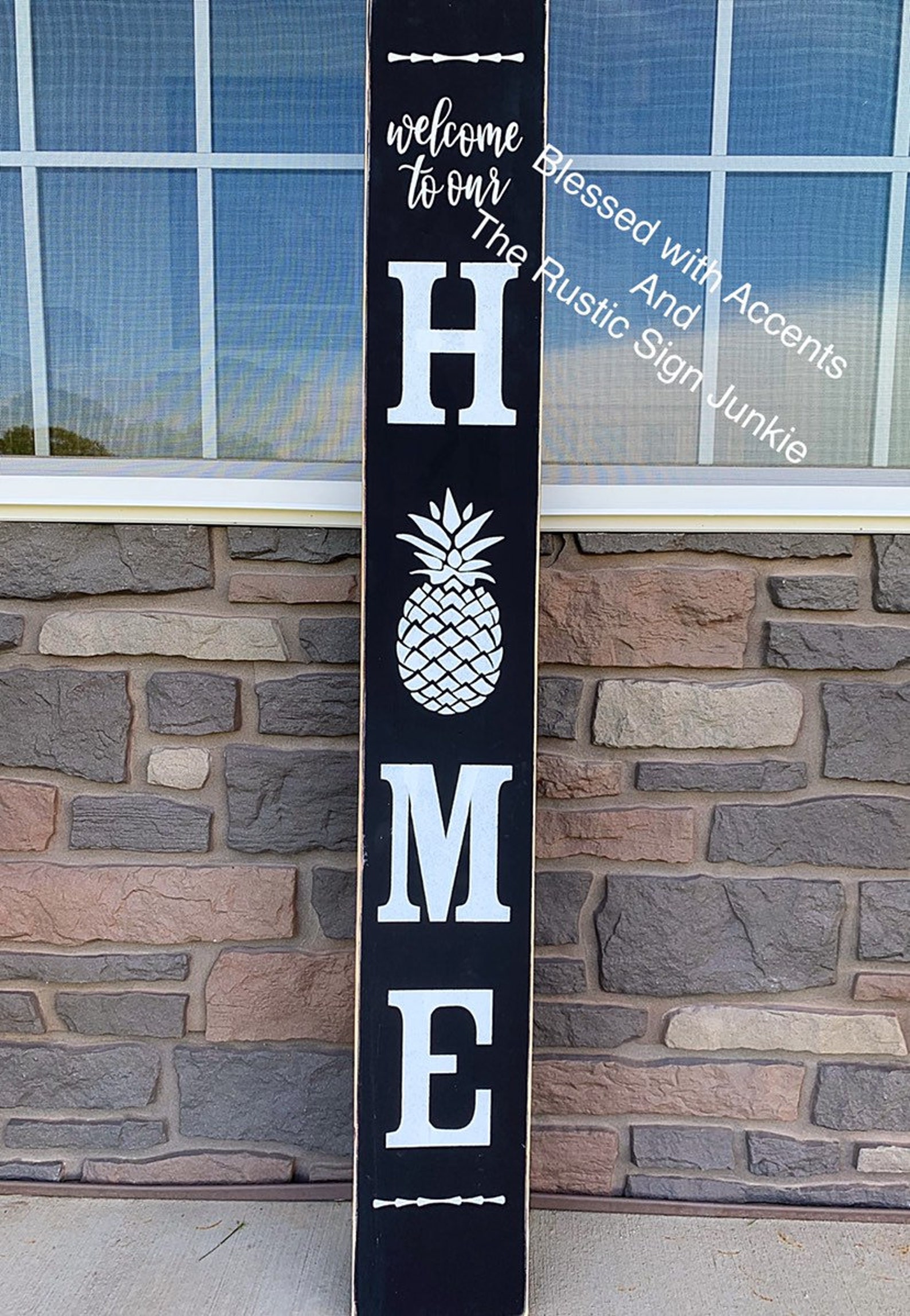 Large Welcome Signs Welcome to Our Home Signs Pineapple - Etsy