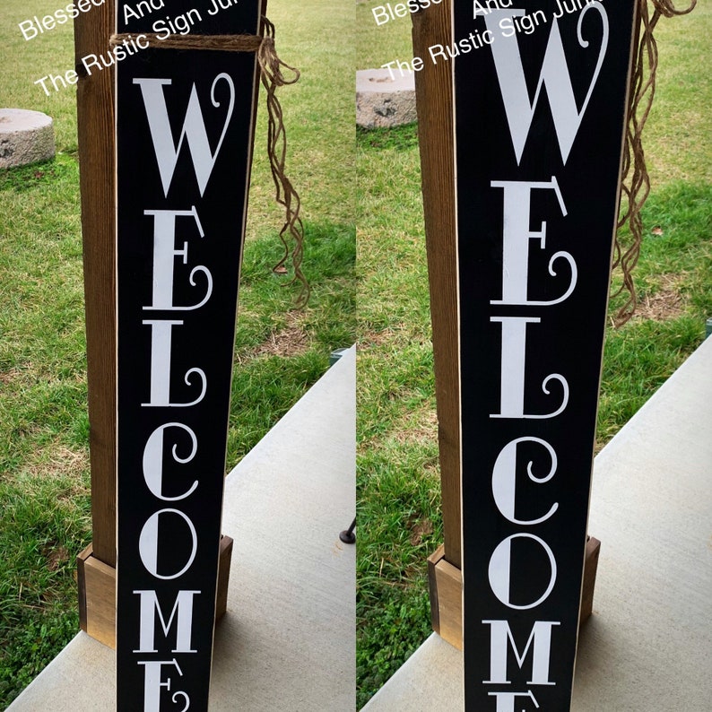 Large Welcome Signs Rustic Wood Welcome Signs Welcome Porch - Etsy