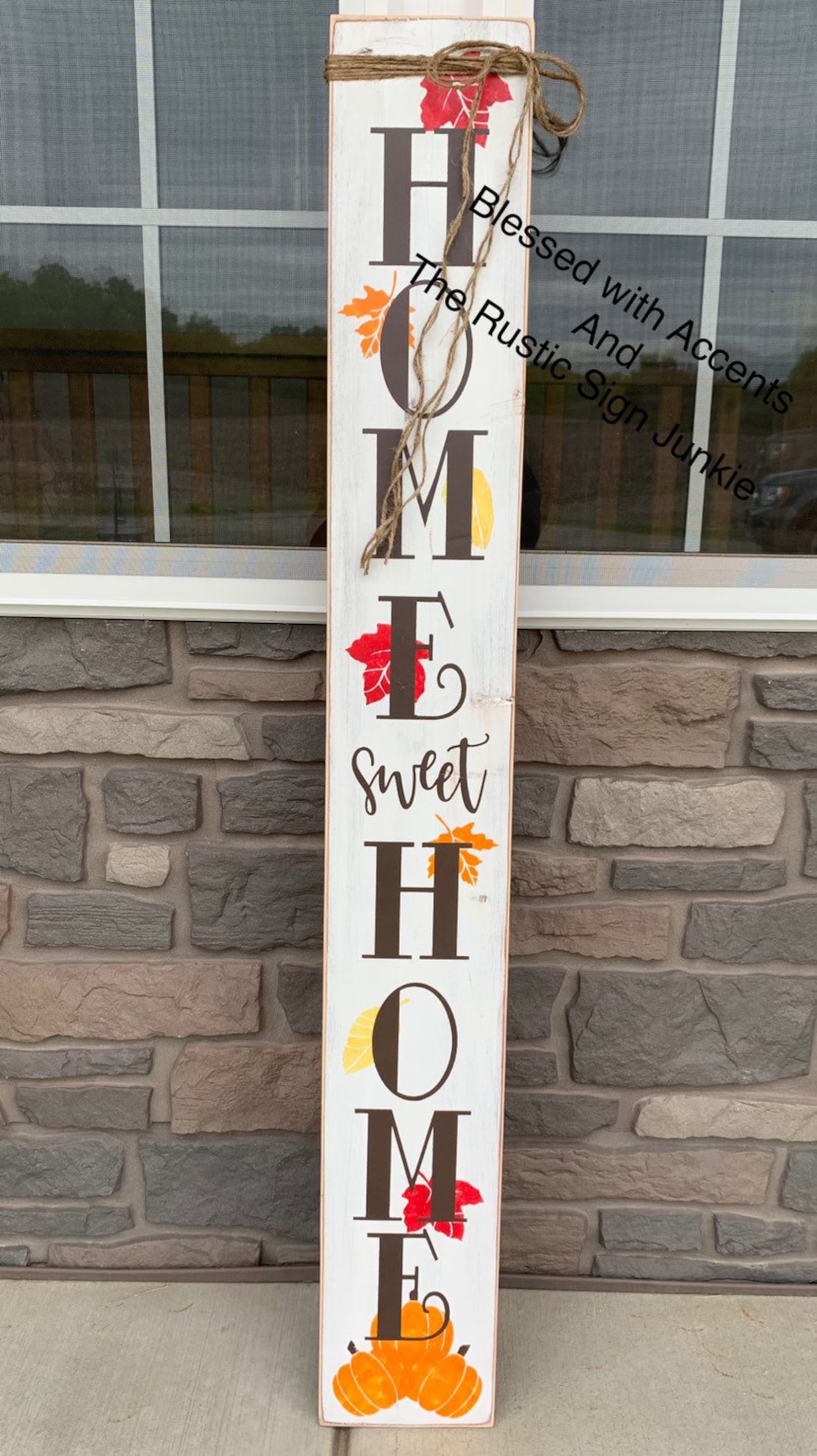 Large Welcome Signs Fall Welcome Signs Home Sweet Home | Etsy