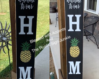 Pineapple Door Signs - Etsy