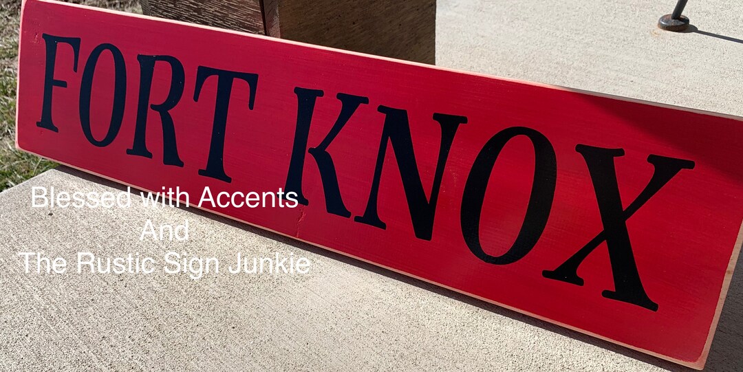 Playhouse Signs, Treehouse Sign , Kids Playhouse Sign, Fort Knox Sign ...