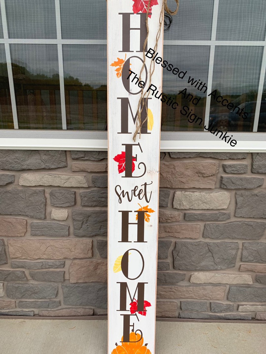 Large Welcome Signs, Fall Welcome Signs, Home Sweet Home Signs, Fall ...