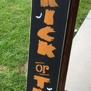 Large Welcome Signs, Trick or Treat Sign, Halloween Sign, Halloween ...