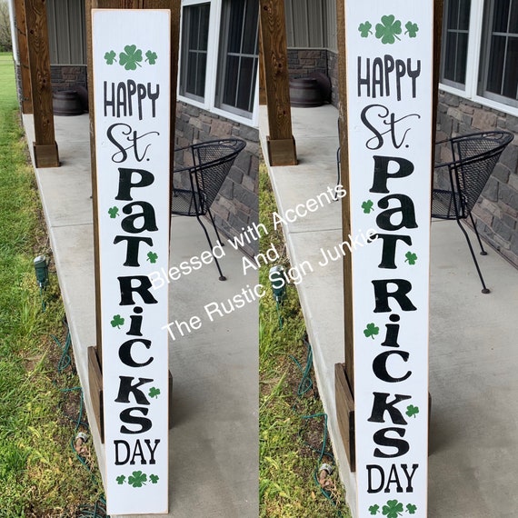 St Patrick's Day Decor Rustic Welcome Signs Welcome | Etsy