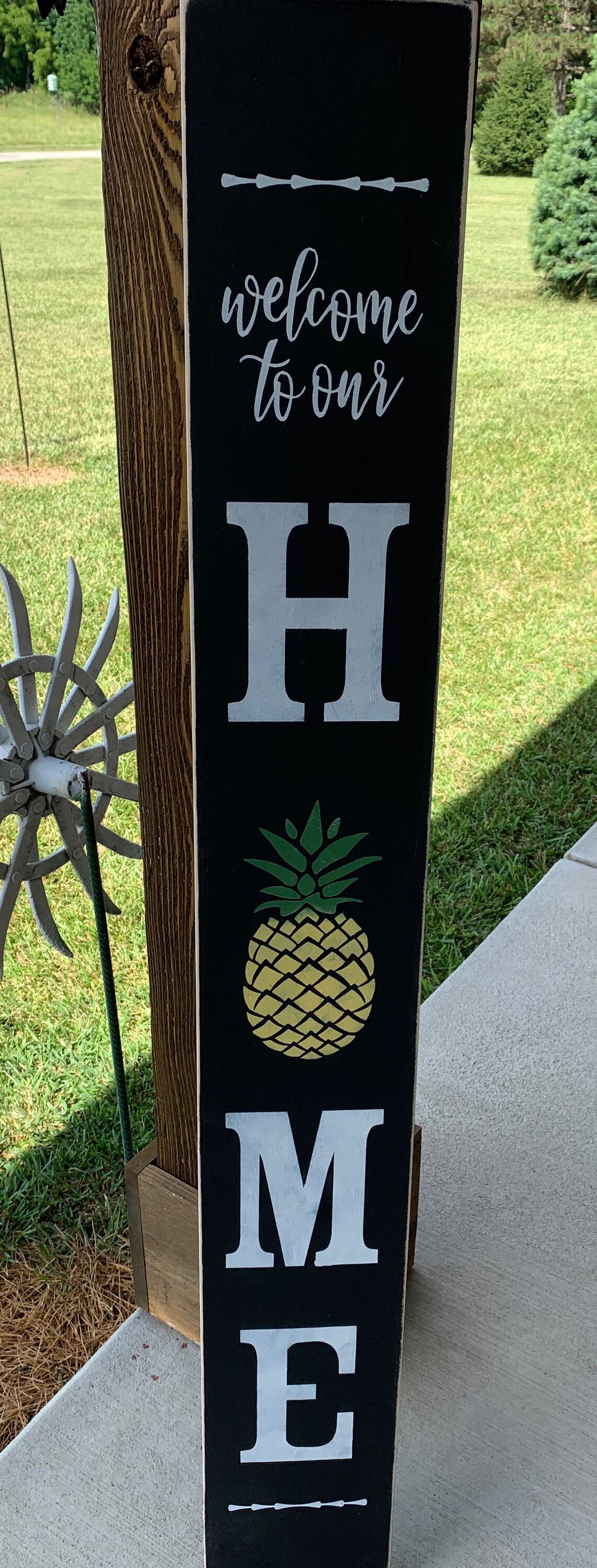Large Welcome Signs Welcome to Our Home Signs Pineapple - Etsy