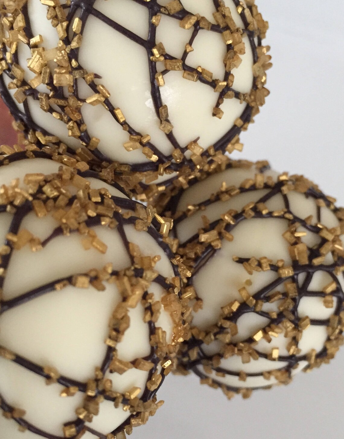 Gold Cake Pops Baby Shower Cake Pops New Years Eve Cake Pops - Etsy