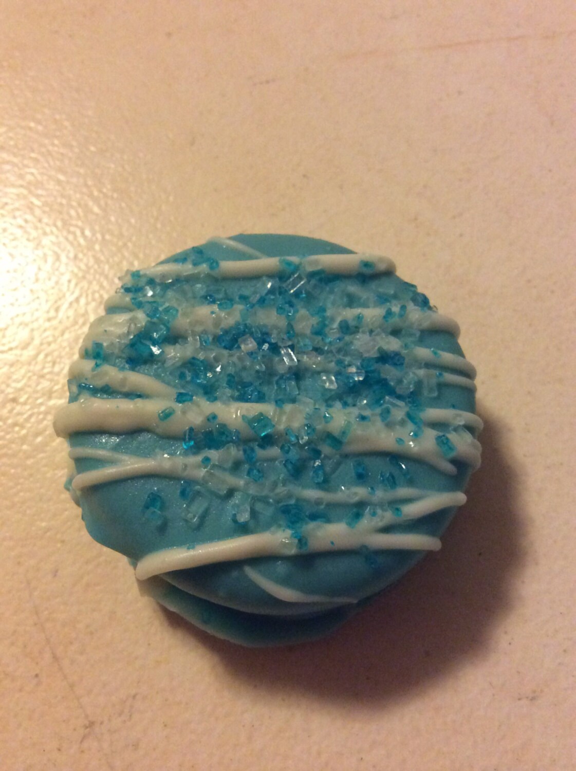 Blue Baby Shower Favors Chocolate Covered Oreos Favors Blue | Etsy