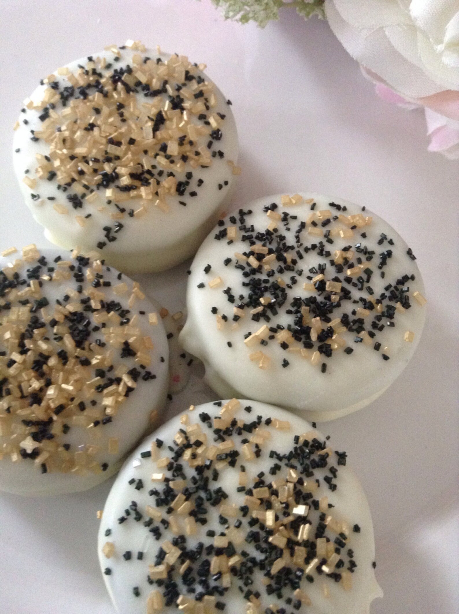 Black Favors Gold Party Favors Chocolate Covered Oreos Favors - Etsy