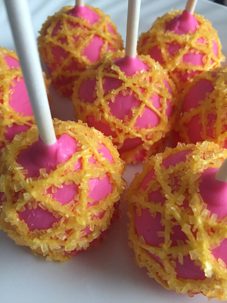 Pink Cake Pops Lemonade Stand Cake Pops Wedding Party Favors - Etsy