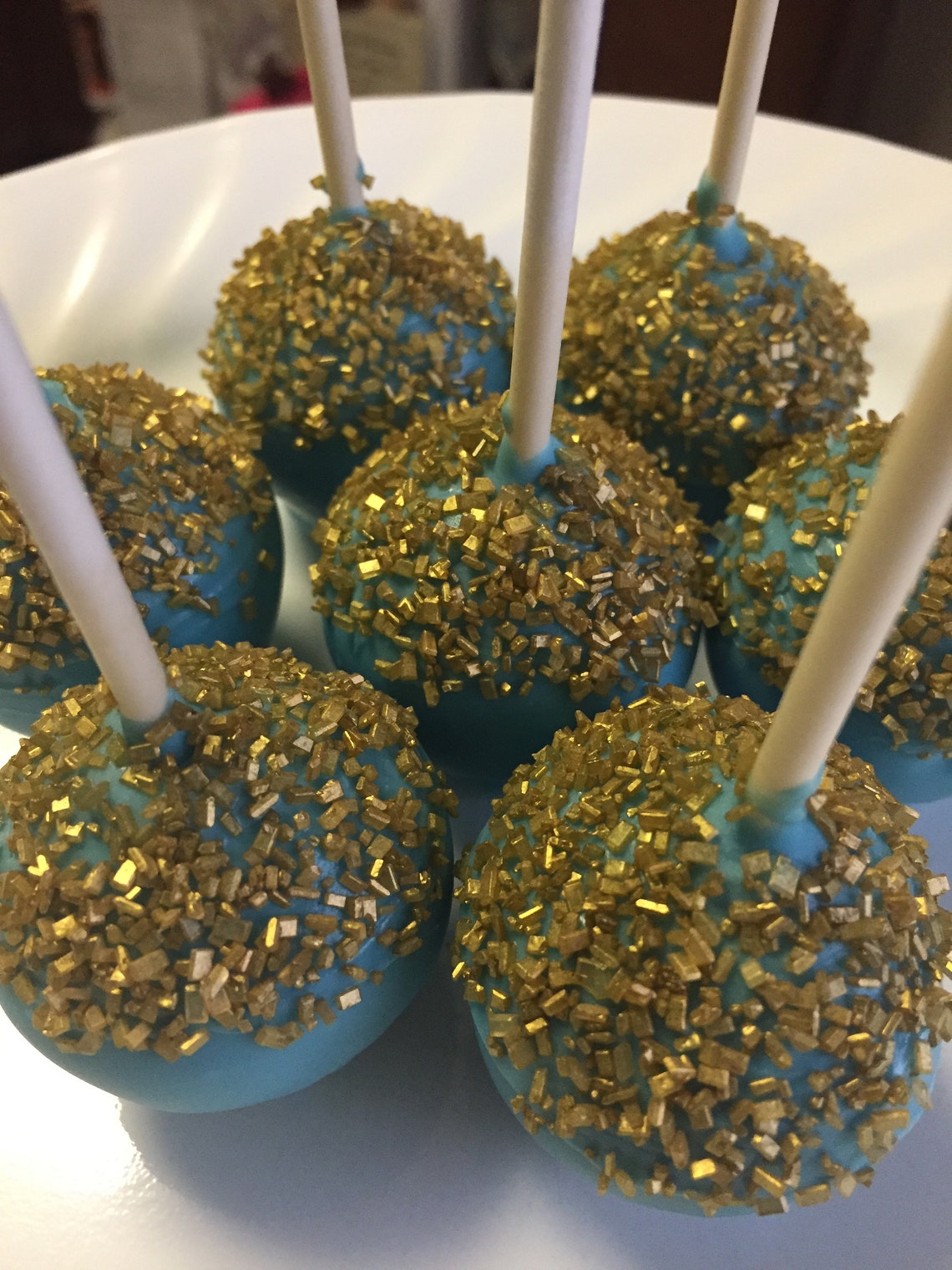 Gold Cake Pops Baby Shower Cake Pops Little Prince Cake Pops | Etsy
