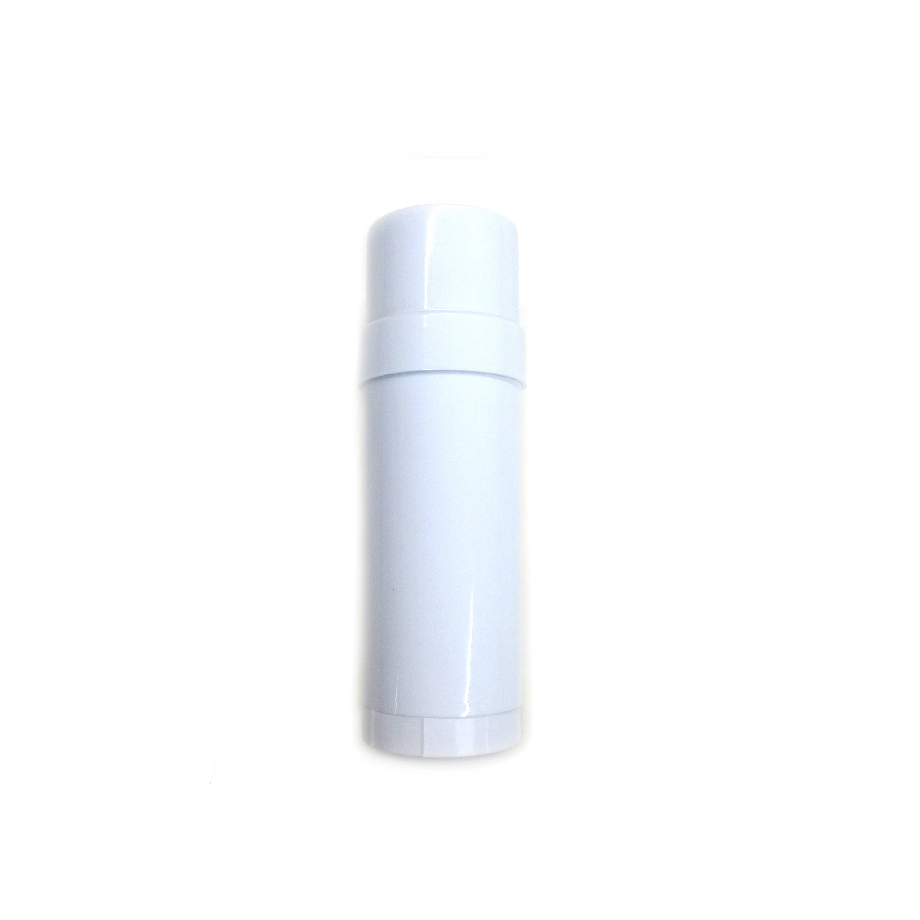 24 Ct. Empty Deodorant Container - White Top Fill Cylinder - Twist up ...