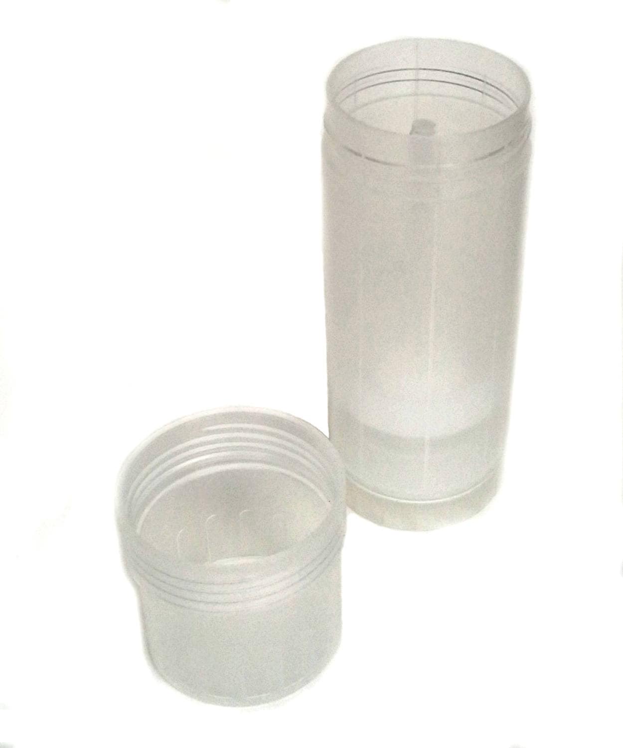 24 Ct. Empty Deodorant Container - Natural Top Fill Cylinder - Twist up ...