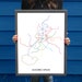Baltimore Subway // Baltimore Metro Map // Baltimore Map // Baltimore ...