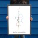 Seattle Subway // Seattle Metro Map // Seattle Map // Seattle Art ...