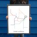 Baltimore Subway // Baltimore Metro Map // Baltimore Map // Baltimore ...