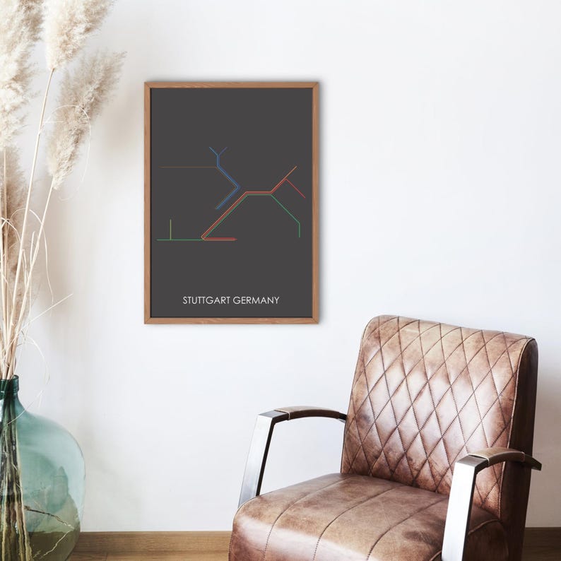 Stuttgart Subway // Stuttgart Metro Map // Stuttgart Map // Stuttgart ...