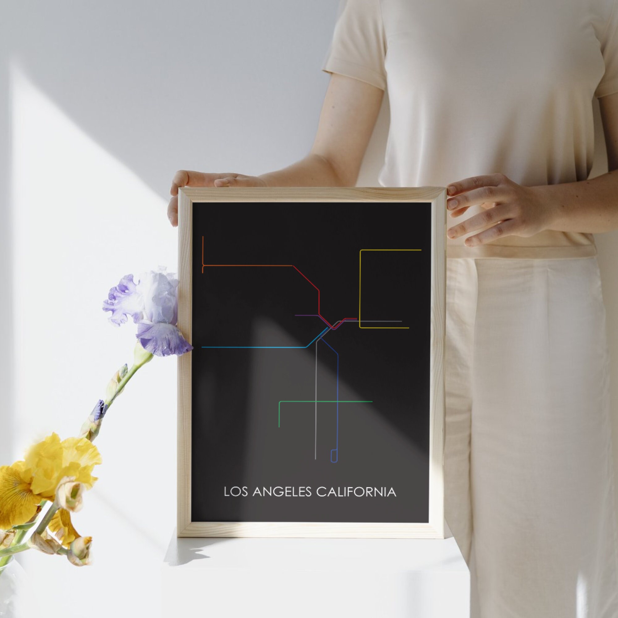 Los Angeles Subway // Los Angeles Metro Map // Los Angeles Map // Los ...
