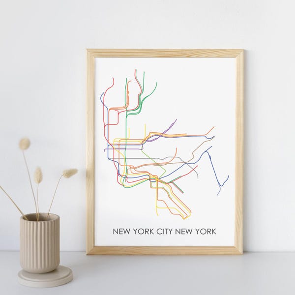 Subway Poster - Etsy