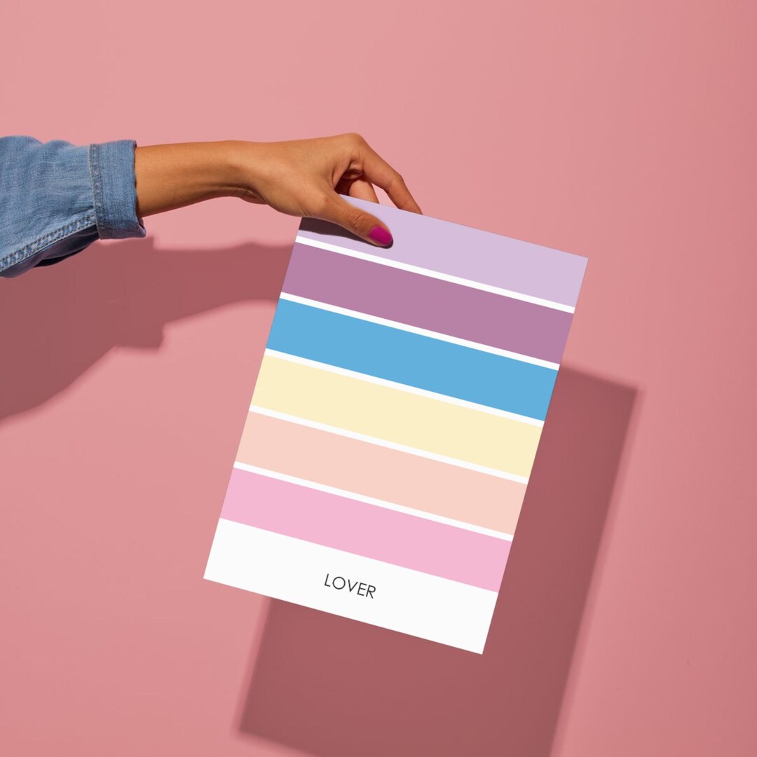 Buy Taylor Swift // Lover Album // Album Cover Color Palette // Eras ...