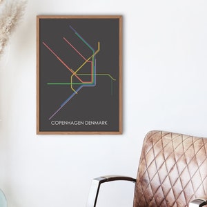 Copenhagen Subway // Copenhagen Metro Map // Copenhagen Map ...