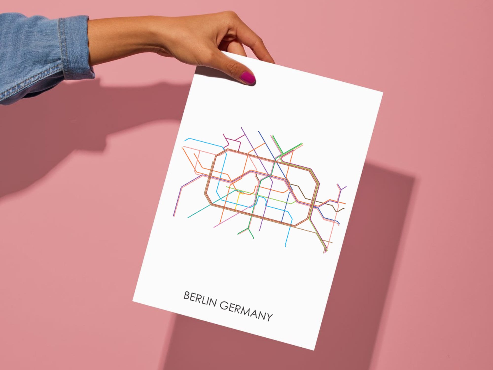 Berlin Subway // Berlin Metro Map // Berlin Map // Berlin Art ...