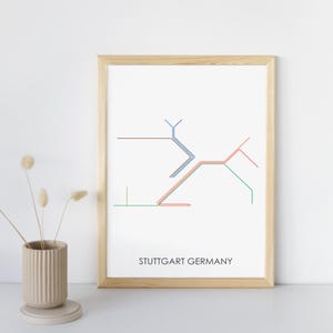 Stuttgart Subway // Stuttgart Metro Map // Stuttgart Map // Stuttgart ...