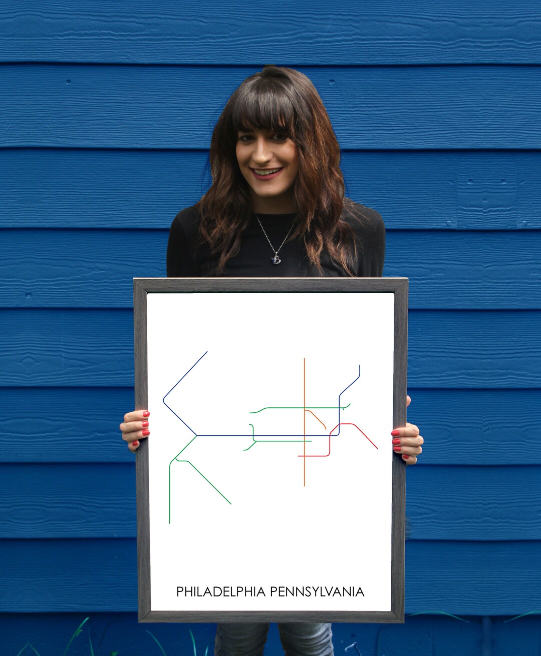 Philadelphia Subway // Philadelphia Metro Map // Philadelphia Map ...