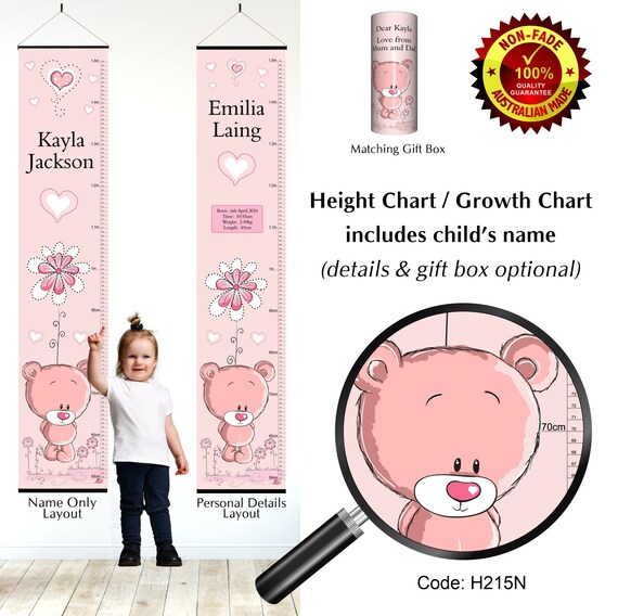 Teddy Bear Baby Boys Growth Chart