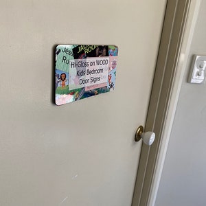 Monkey Themed Bedroom Room Door Sign Plaque for Kids Any Name - Etsy