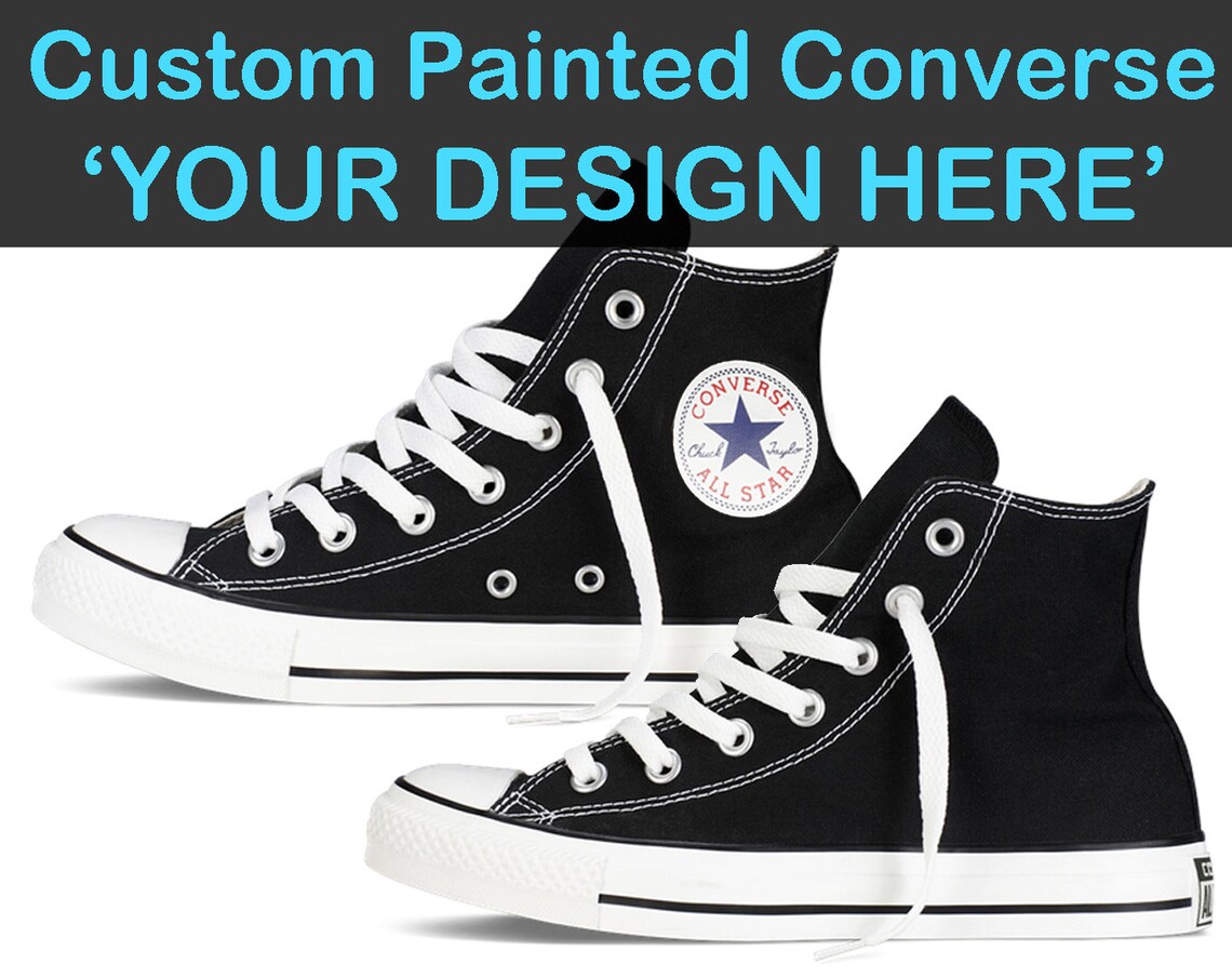 Custom Converse Painted Shoes Choose Your Design Hand Painted - Etsy