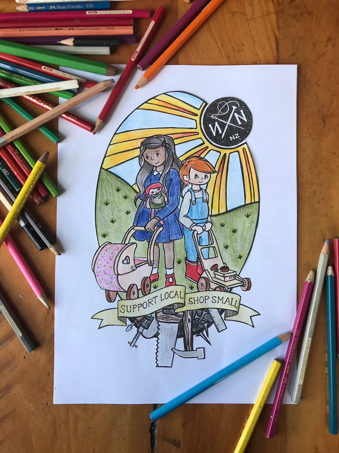 Colouring Page - Etsy